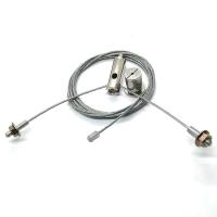 China Adjustable Aircraft Cable Suspension Gripper Stainless Wire Rope For Lighting for sale
