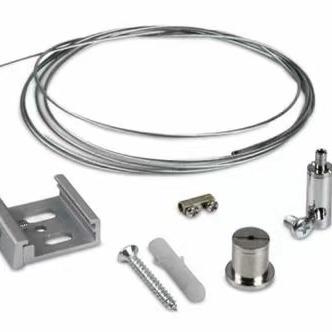 China Track Lighting Suspension Kits With Wire Ceiling Gripper Clamp Holder Metal for sale