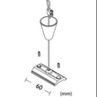 China Adjustable Cable Gripper Hanging Wire And Stainless Steel Wire Rope Linear Lighting Suspension Kits for sale