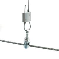 China Zip Cable Looping Gripper With Snap Lock Catenary Lighting Trunking System for sale