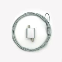 China Quick Adjuster Cable Fixture Brass Looping Gripper Wire Rope Suspension Systems For Lighting for sale