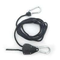 China 1/4 1/8 Inch Heavy Duty Adjustable Rope Hanger For Led Grow Light Grow Tent Room for sale