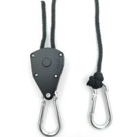 China 1/8luch Grow Lighting Hangers Ratchet Rope Adjustable Rope Ratchet Hangers Pulley Sling Wire For LED Grow Light Tent for sale