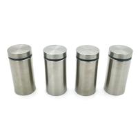 China 3/4 Inch Stainless Steel Glass Sign Mount Screw Covers For Wall Mounted Signage for sale