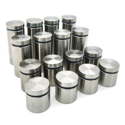 China 3/4 Inch Stainless Steel Glass Sign Mount Screw Covers For Wall Mounted Signage for sale