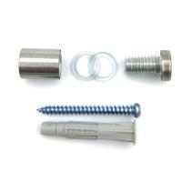 China Stainless Steel 316 Wall Sign Standoff Mounting Hardware Standoff Cap Sign Holder For Acrylic Display for sale