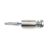 China Display Fixture Cylinder Advertising Screw Stainless Steel Stand Off Glass Fixings for sale