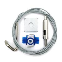 China Supportage Fixation 3 Inch Suspension Kits With Flemish Eye Wire Rope Sling And Wire Ceiling Gripper for sale