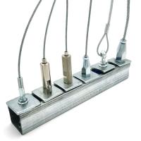 China Threaded Rod Mounting Systems Wire Suspension Hanging Kit Cable Lock Assembly for sale