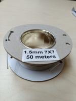 China Stainless Steel 304 316 Wire Rope 4mm 1 x 19 7 x 7 Wire Rope for sale