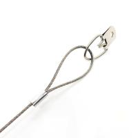 China Safety Cable D-Ring Screw Hanger Wire System Stainless Steel Picture Hanging Wire for sale
