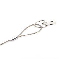 China Picture Hanger Wire Stainless Steel Safety Cable Frame Hanging Wire And D-Rings for sale