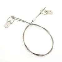 China Picture Hanger Wire Stainless Steel Safety Cable Frame Hanging Wire And D-Rings for sale