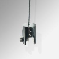 China Aluminium Brass Self-Locking Wire Cable Display System For Signage And Advertising Picture for sale