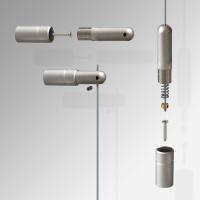 China Ceiling Rail Hanging System Stainless Steel Wire Ceiling Wall Wire Picture Hanging Kit for sale