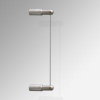 China Ceiling Rail Hanging System Stainless Steel Wire Ceiling Wall Wire Picture Hanging Kit for sale