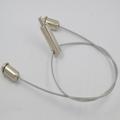 China Lighting Wire Rope Components Custom Two-Way Wire Rope Cable Gripper Suspension Kits for sale