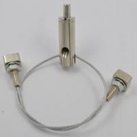China Lighting Wire Rope Components Custom Two-Way Wire Rope Cable Gripper Suspension Kits for sale