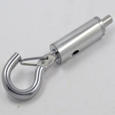 China Custom Hanging Fitting Wire Rope Clip Suspension Kit Aircraft Brass Hook Cable Gripper For Display System for sale