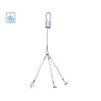China Indoor Hanging Planter Flower Pot Stainless Steel Wire Rope Hanging Kit For Basket for sale