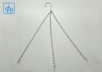 China Adjustable Flower Pot Hanging Kit Three Legs Plant Pot Wire Suspension Kit for sale