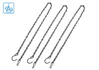 China Adjustable Flower Pot Hanging Kit Three Legs Plant Pot Wire Suspension Kit for sale