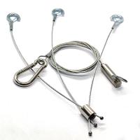 China New Type Panel Lighting Cable Suspension Kit Hanging System Safety Hook With Three Feet for sale
