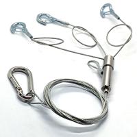 China New Type Panel Lighting Cable Suspension Kit Hanging System Safety Hook With Three Feet for sale