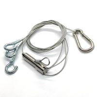 China New Type Panel Lighting Cable Suspension Kit Hanging System Safety Hook With Three Feet for sale