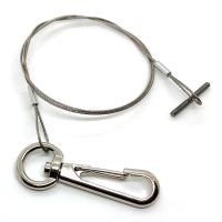 China Best Quality Steel Wire Rope Adjustable Plant Pot Hanging Kit With Hook For Safety for sale