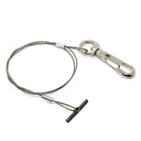 China Best Quality Steel Wire Rope Adjustable Plant Pot Hanging Kit With Hook For Safety for sale