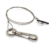 China Best Quality Steel Wire Rope Adjustable Plant Pot Hanging Kit With Hook For Safety for sale