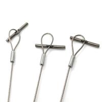 China Length Adjustable Four Legs Galvanized Steel Wire Rope Plant Pot Hanging Kit With Metal Hook for sale