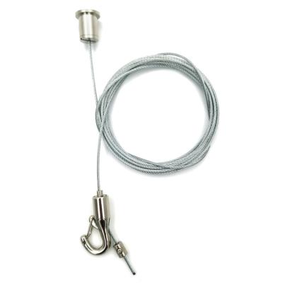 China Lighting Cable Suspension Mounting Components Cable Grippers Safety Hook Lock Wire Grip for sale