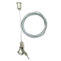 China Adjustable Stainless Steel Wire Rope Screw Copper Cable Grippers Hardware Accessories For Hanging Lamps for sale