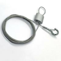 China Adjustable Cable Sign Hanging Systems Wire Clip Two Way Cable Looping Gripper For Lighting Suspension for sale