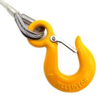 China Galvanized Steel Wire Rope Cable Rigging Assembly Reinforced Ferrule Steel Wire Rope Sling For Lifting for sale