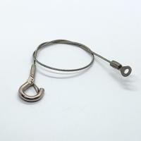 China Stainless Steel Wire Rope Eyelet Fittings With Hanging Hook Tools Safety For Outdoor Lights for sale