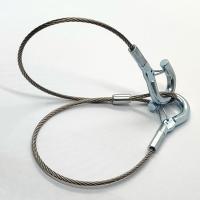 China Toggle Hanger V Shape Kit 2MM Galvanized Stainless Steel Wire Rope Cable Sling With Snap Hook For Lighting for sale