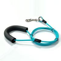 China Adjustable Length Safety Steel Wire Leash For Dog Pet Puppy Dog Safety Harness Flexible Comfort Retractable Dog Leash for sale