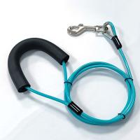 China Adjustable Length Safety Steel Wire Leash For Dog Pet Puppy Dog Safety Harness Flexible Comfort Retractable Dog Leash for sale