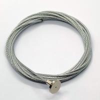 China T Shape Terminal Flexible Wire Cable Sling 7X7 Lanyard Stainless Steel Wire Rope for sale