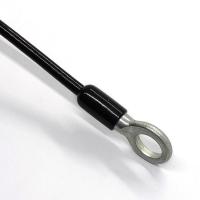 China Galvanized Steel PVC Coated Stainless Steel Wire Rope Sling With Snap Hook And Eyelets For Safety Hanger Wire for sale