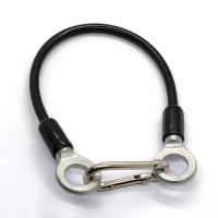 China Coated Transparent PVC Stainless Steel Wire Galvanized Steel Wire Rope Sling With Double Swaged Eyes for sale