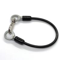 China Coated Transparent PVC Stainless Steel Wire Galvanized Steel Wire Rope Sling With Double Swaged Eyes for sale