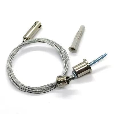 China Quickly Installable Suspension Lighting Kit By Wire Chrome Finish Clips for sale