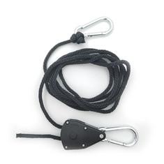 China 1/4 1/8 Inch Heavy Duty Adjustable Rope Hanger For Led Grow Light Grow Tent Room for sale