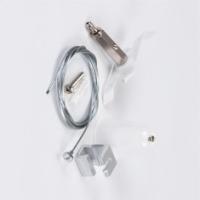 China Customized Design Extension Clamp Gripper Wire Rope Grip For Linear Lighting Suspension Kits for sale