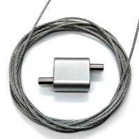 China Dual Loop Cable Gripper Two Ways Use Gripper For LED Hanging for sale