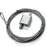 China Dual Loop Cable Gripper Two Ways Use Gripper For LED Hanging for sale